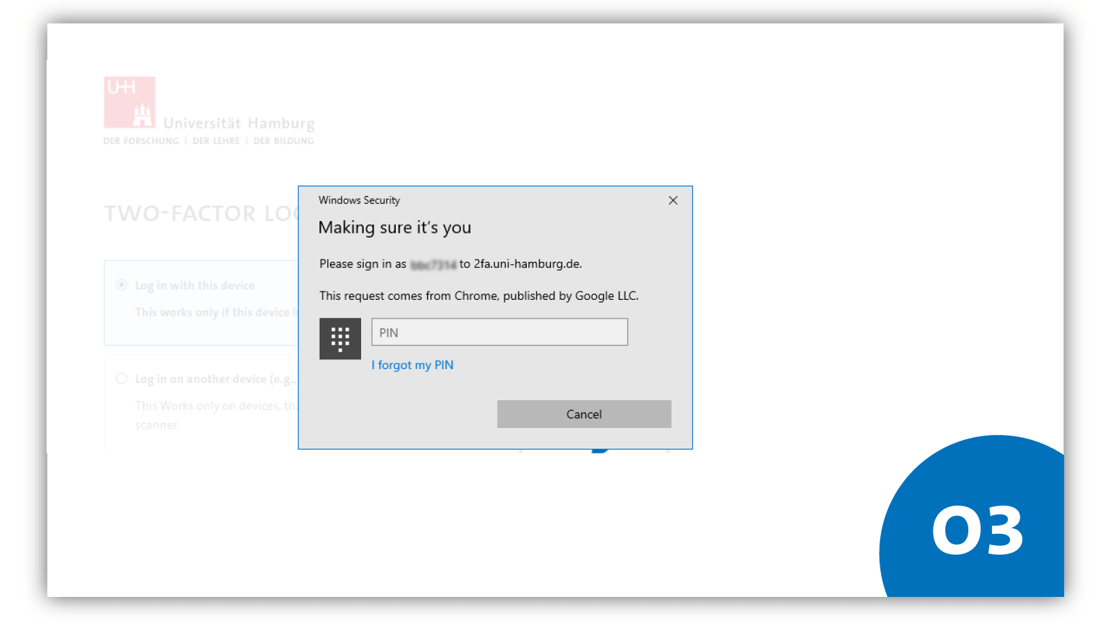 3. Authenticate Windows device with 2FA (instruction) : RRZ ...